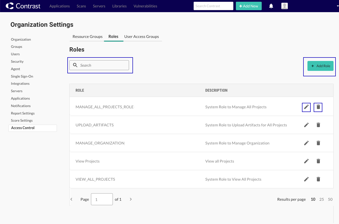 Contrast Scanのロール